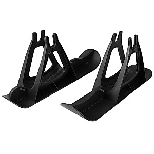IMIKEYA Snow Sleds Snow Scooter Ski Sled Set for Balance Bikes Snow Slider Ski Set, Black