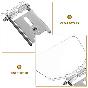 for Bench Grinder, 2Pcs Bench Grinder Guards, Safety , Stainless Steel Case Tool, Shield Attachment Accessories Grinder Eyeshield Replacement Kit for Most Bench Grinders