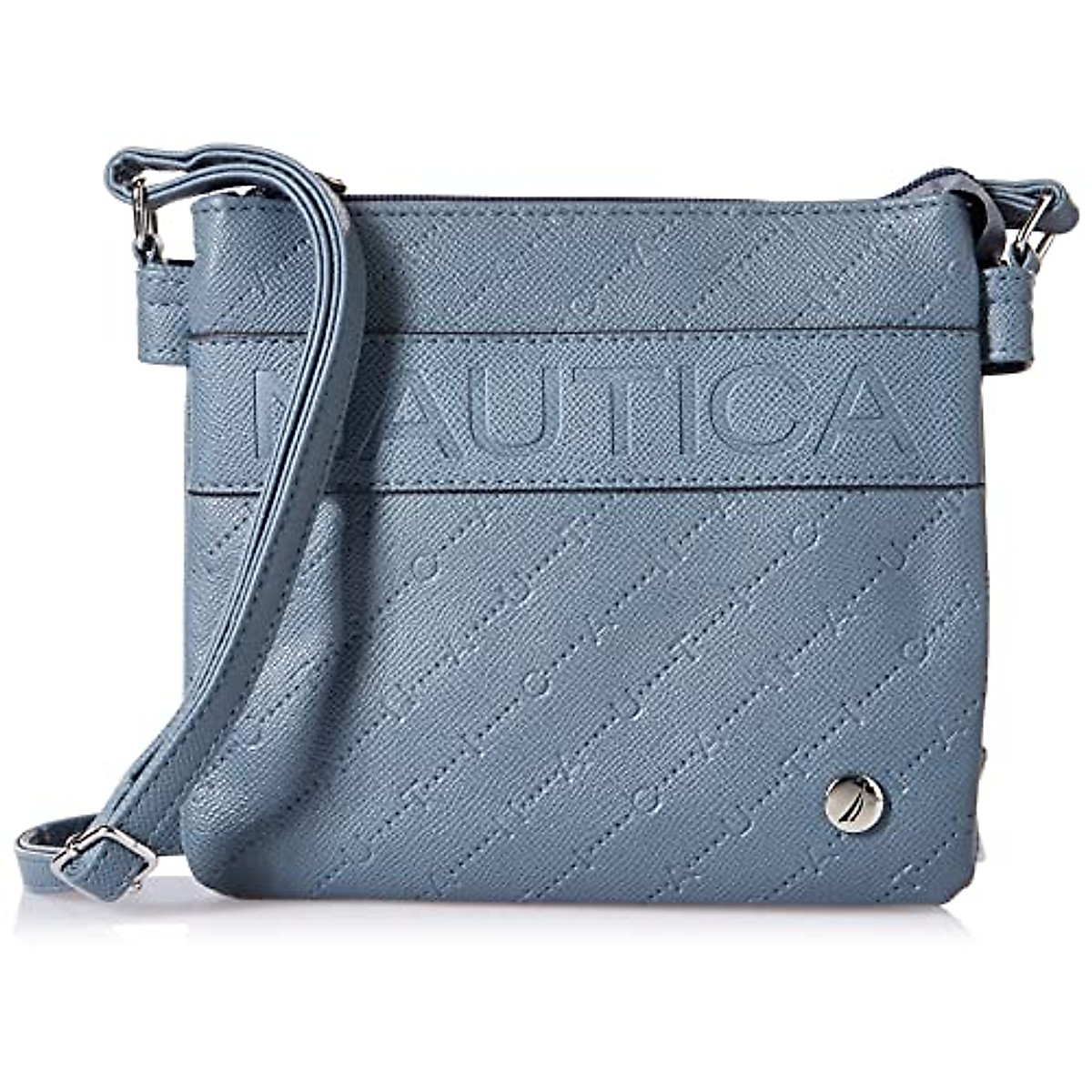 Nautica Womens Nautica Set a Drift Crossbody, Chambray, One Size US