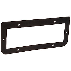 Enrock Marine Audio Dash Kit Protector for Boat/Yacht/Off Road Single Din Radio Stereo Receivers - Weather Shield Aqua Marine Cover-Up - UV-Resistant - Spring Loaded Tinted Flip Top Door, White