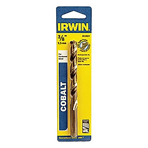 Irwin 3016024 3/8" X 5" Cobalt Drill Bit