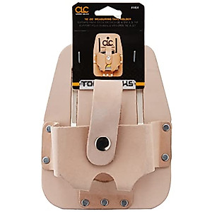 Custom Leathercraft 464 Heavy Duty Measuring Tape Holder, 16-30 in.,tan