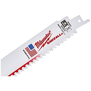 Milwaukee 48-00-5026 The Ax 9-Inch 5 TPI Reciprocating Saw Blades, 5-Pack