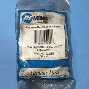Miller Electric 057608 Color Yellow Machine Receptacle Plug
