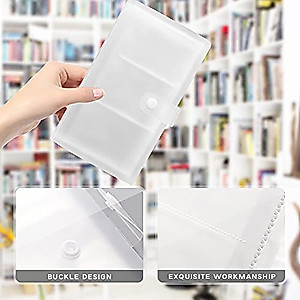 Transparent Jewelry Storage Book, Jewelry Storage Albumwith 50 Zipper Bag, Portable Travel Jewelry Organizer Storage Book for Rings, Necklace, Bracelets, Stud, and Earrings (160 Grids + 50 Thicken PVC Bags)