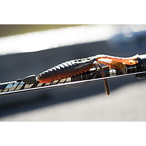 Berkley 1457698 Powerbait Pit Boss Soft Bait, 4" Bait Length, Blaack Blue, Package of 8