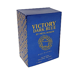 META-BOSEM Victory Oud Noir, Men's Cologne Eau de Toilette Natural Spray - Aromatic Notes - Warm Woody Fragrance - Great Holiday Gift - for All Day Use - a Classic Bottle, 3.4 Fluid Ounce/100Ml