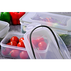 MTR Set of 3 Value Pack Food Storage Containers Vented Hole & Vacuum Pump BPA Free Kitchen Storage Dishwasher Safe Microwave Safe Freezer Safe Airtight Silicone Containers Leakproof & Reusable (3)