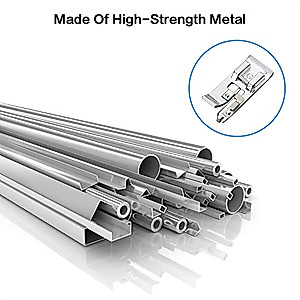 TISEKER Snap On Overcast Presser Foot (G) Fits for All Low Shank Snap-On Singer, Brother, Babylock,New Home, Janome, Kenmore, Euro-Pro, White, Juki, Simplicity, Elna Sewing Machines