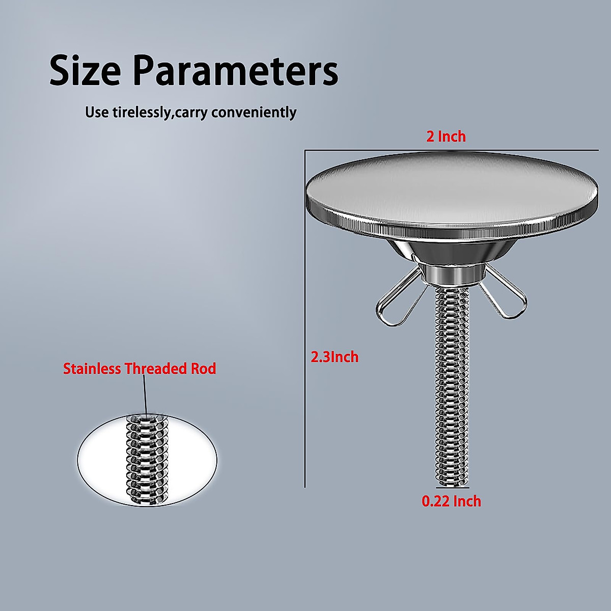 Stainless Steel Kitchen Sink Hole Cover 3 Inch Faucet Hole Cover Kitchen Sink Tap Hole Plate Stopper Cover Blanking Metal Plug