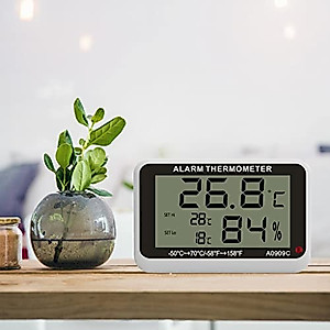 CAZSTYK LCD Digital Hygrometer Indoor Room Temperature Humidity Meter