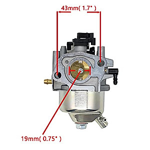 Fullas Huayi Carburetor T07E Compatible with Predator 3500 Super Quiet 3000W Inverter Generator Powered by LC170FD-3 212cc Engine