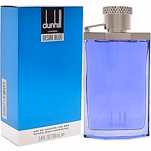 Dunhill Desire Blue Eau de Toilette Cologne Spray For Men, 3.4 Fl. Oz