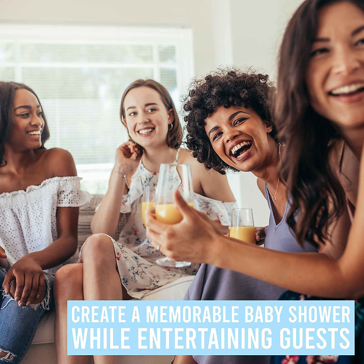 25 Blue Animal Matching, 25 Nursery Rhyme Game, 25 Word Scramble For Baby Shower, 25 True Or False Game, 25 Who Knows Mommy Best, 25 Baby Prediction And Advice Cards - 6 Double Sided Cards