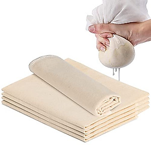 Cheesecloth 50x50CM Cheese Cloths Unbleached Cheese Cloth Ultra Fine Cheesecloths for Straining Cooking Baking Cheese Making Juicing 5PCS