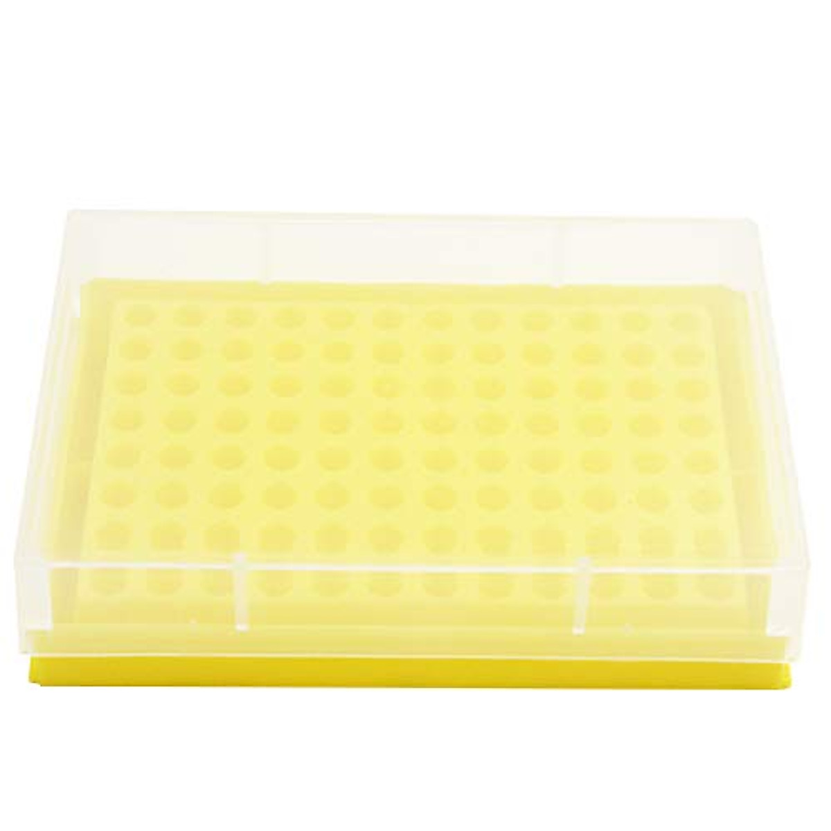 PCR Tube Rack for 0.2ml Micro-Tubes, 8 x 12 Array Pack of 4(Blue/Yellow/Purple/Green)