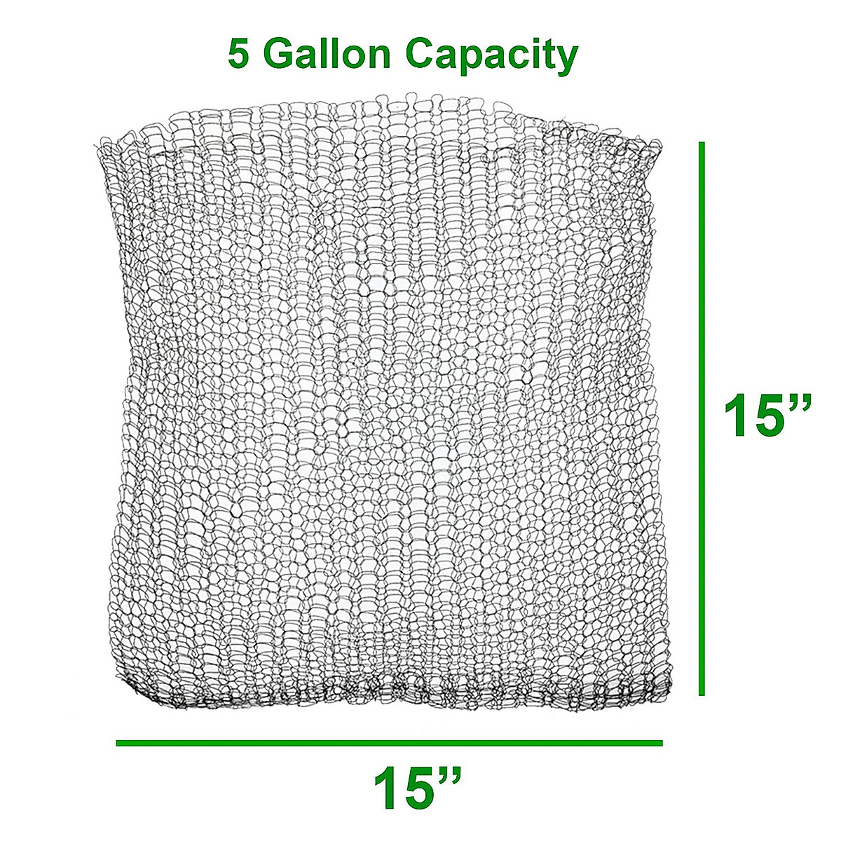 GIFTEXPRESS 4pc 5 Gallon Gopher and Vole Wire Baskets, Gopher Wire Mesh Plant Root Protector Gopher Baskets for Gopher Repellent to Prevent Underground Burrowing Animals and Critter Damages