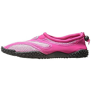 Womens Water Shoes Aqua Socks Pool Beach ,Yoga,Dance and Exercise (8, Fuchsia/Pink 1185L)