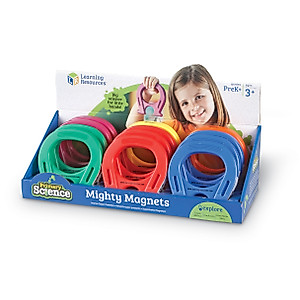 Learning Resources Horseshoe-Shaped Magnets, Set of 12