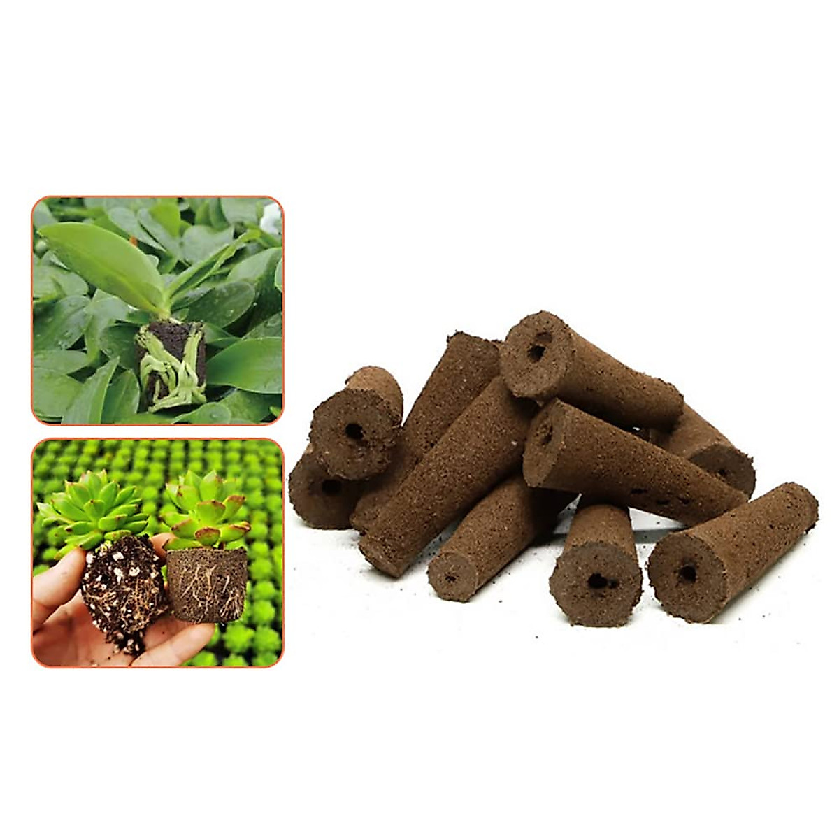 12 Pcs Replacement Grow Sponges Seed Starter Sponges Hydroponic Refill Sponges Seed Pods Root Growth Sponges for Garden System