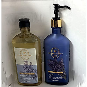 Bath & Body Works Aromatherapy Sleep - Lavender + Vanilla Body Lotion, 6.5 Fl Oz + Body Wash & Foam Bath, 10 Fl Oz