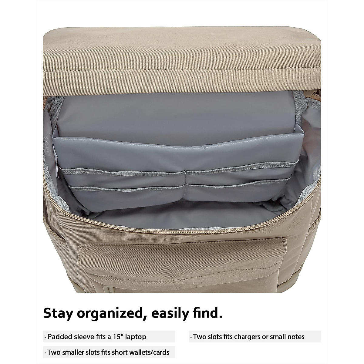 HotStyle ADMETA Casual Daypack College Backpack Aesthetic Bookbag, Pastel Blue