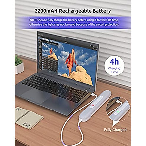 Pluralla Closet Light, 59 LED Under Cabinet Rechargeable Light with Motion Sensor, Magnetic Wireless Light Fixtures, Dimmable Light Under Counter Night Light for Kitchen/Wardrobe/Stairway