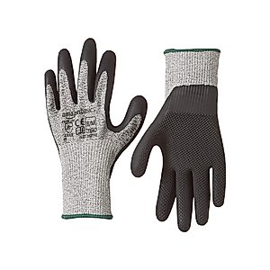 Amazon Basics 13 gauge HPPE shell, ECO-latex palm coated 1 pair Size 8,M, 1-pair