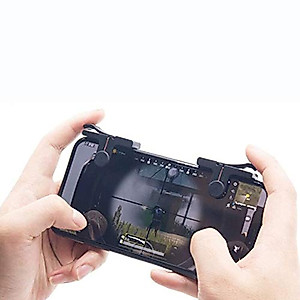 Detectorcatty Mobile Phone Gaming Trigger Fire Button Aim Key Smart Phone Mobile Games Shooter Controller for PUBG/Rules of Survival