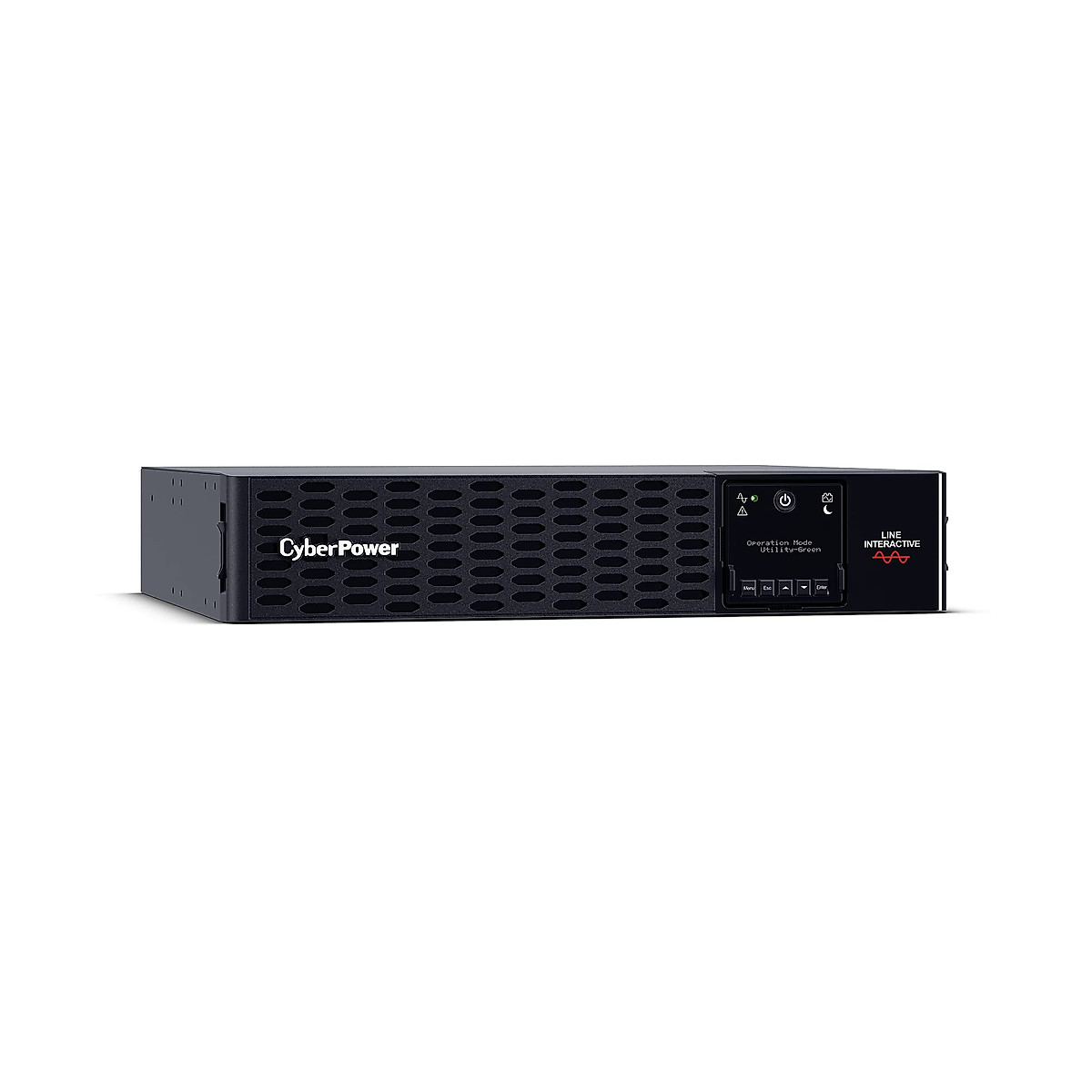 CyberPower PR3000RT2UN Smart App Sinewave UPS System, 3000VA/3000W, 9 Outlets, 2U Rack/Tower, AVR, Pre-Installed RMCARD205