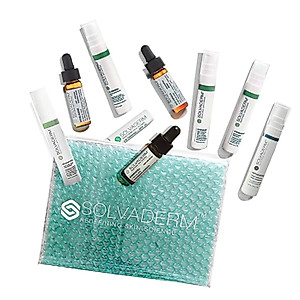 Solvaderm Skin Essentials Starter Pack - 8 - Piece Collection Of Treatments For The Eyes, Face, Neck & Chest, With Powerful Anti-Aging & Skin-Rejuvenating Benefits For All Skin Types