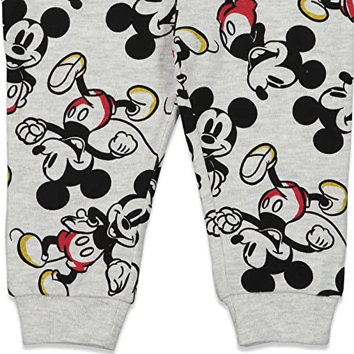 Disney Mickey Mouse Infant Baby Boys 2 Pack Drawstring Pants Black and Grey 18 Months