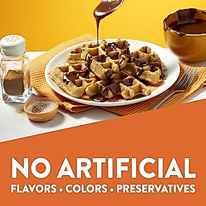 Krusteaz Light and Crispy Cinnamon Churro Belgian Waffle Mix, Krusteaz Waffle Mix, 21 oz Box (Pack of 8)