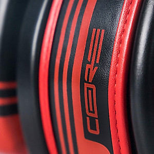 Sanabul Core Gel Training Boxing Gloves for Men and Women Advanced Muay Thai and Kickboxing Gloves Heavy Bag & Boxing Sparring - Black/Red, 16 oz