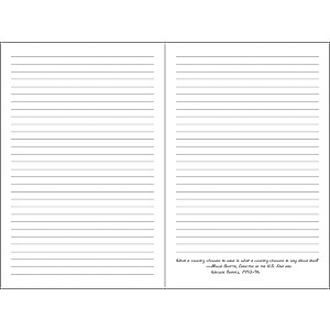 National Parks WPA Flexi Journal with Ribbon Marker (Printed in USA)