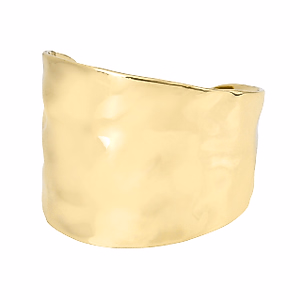Robert Lee Morris Soho Hammered Cuff Bracelet, Gold, (386189GLD710)