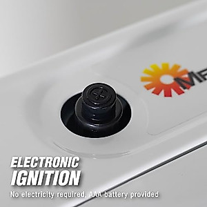 Mr. Heater MHVFRD20LPT 18,000 BTU Vent Free Radiant Propane Heater For Cold Rooms, Additions, Sun Rooms & Cabins - White