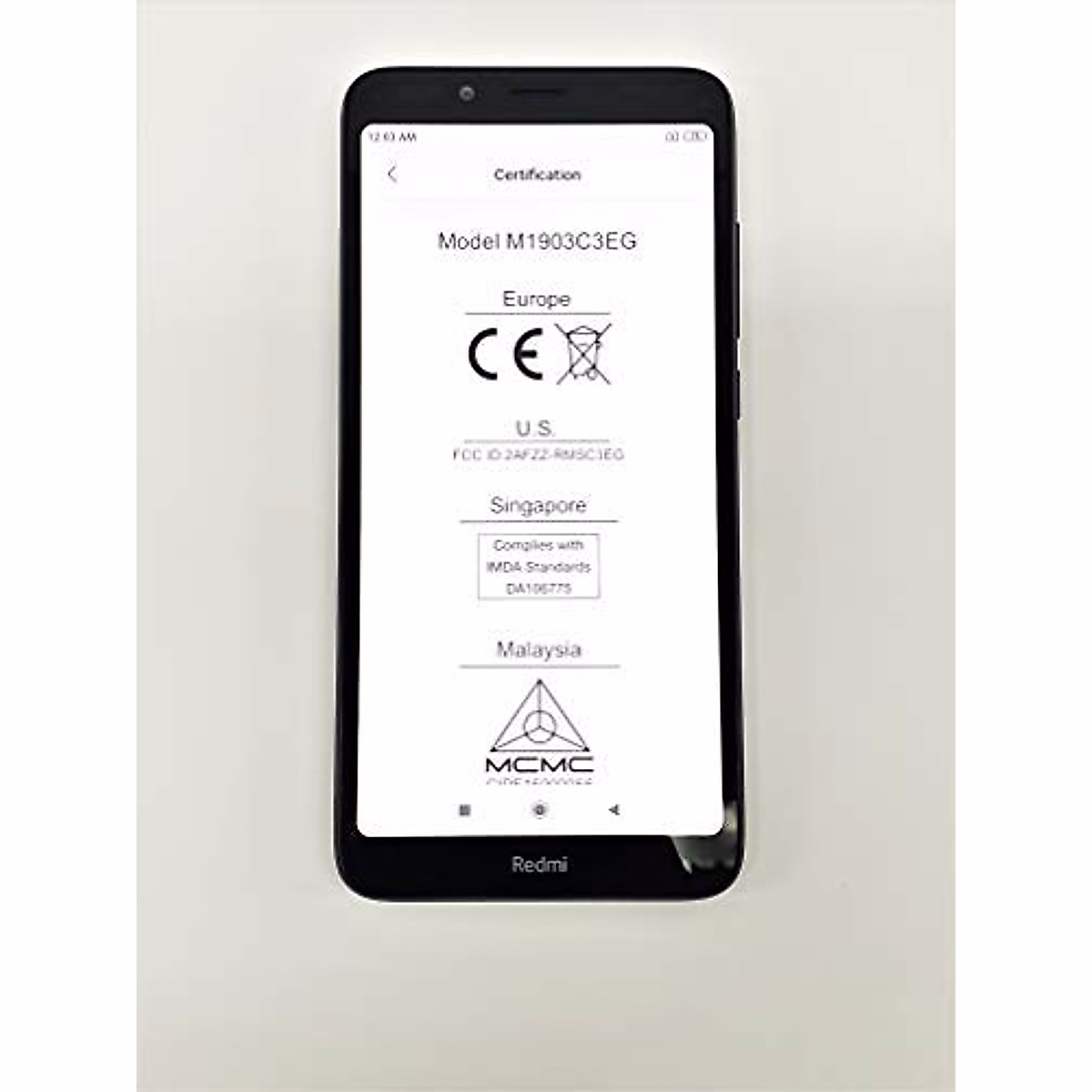 Xiaomi Redmi 7A (32GB, 2GB RAM) 5.45" Display, Face ID, Dual SIM GSM Factory Unlocked (US + Global 4G LTE International Model) (Black)