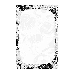 Football Sports Baby Crib Sheets Soft Toddler Bed Sheets Breathable Mattress Cover Crib Mattress Sheet for All Seasons Boy Toddler Baby Bed Mattress, 52 * 28 * 9in