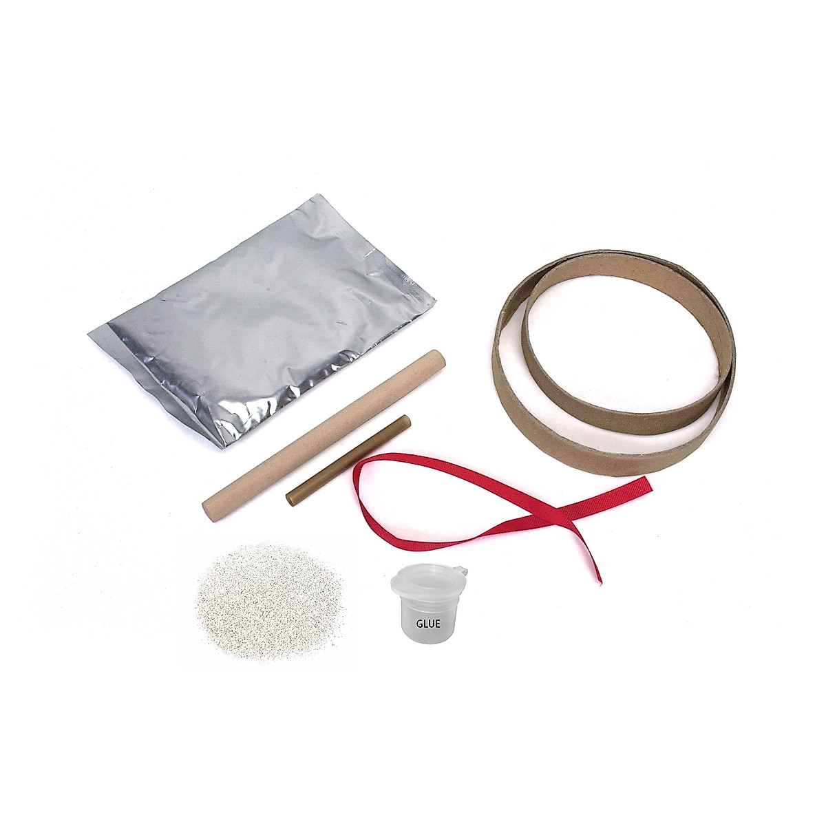 Child to Cherish Snowprints Glitter Baby's First Christmas Handprint or Footprint Ornament Kit