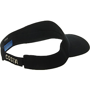 Costa Cotton Visor, Black