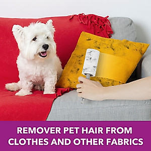 Lint Rollers for Pet Hair Extra Sticky, 500 Sheets Mega Value Set Lint Roller with 5 Upgraded Handles, 5 Rollers Portable Pet Lint Remover for Clothes, Furniture, Carpet, Dog & Cat Hair Removal…