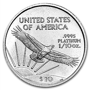 Platinum Eagle (1/10 Ounce) .999 Pure $10 Brilliant Uncirculated