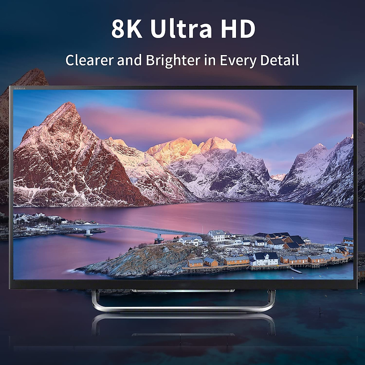 Poyiccot Mini Displayport to Displayport Adapter, 8k Mini DP to DP Adapter Bi-Directional Mini Displayport Male to Displayport Female Extention Adapter for Laptop PC TV Gaming Monitor, 2pack