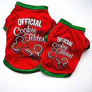 Dog Costumes for Large Dogs Dog Girl Outfit Christmas Costume Puppy Dog Clothing Cotton Shirt T Pet Clothes