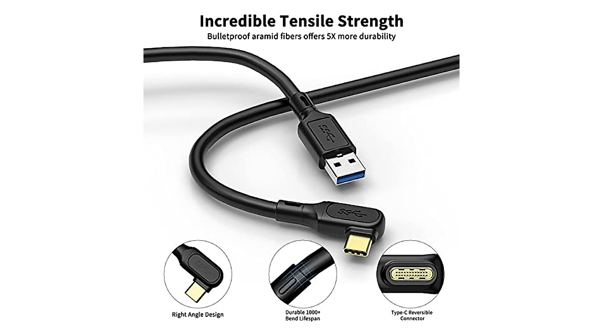 Oculus Quest 2 Link Cable – 16FT Ultra-Durable & Smart Charging