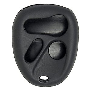 Keyless2Go Replacement for New Silicone Cover Protective Case for Select GM 4 Button Remotes - Black