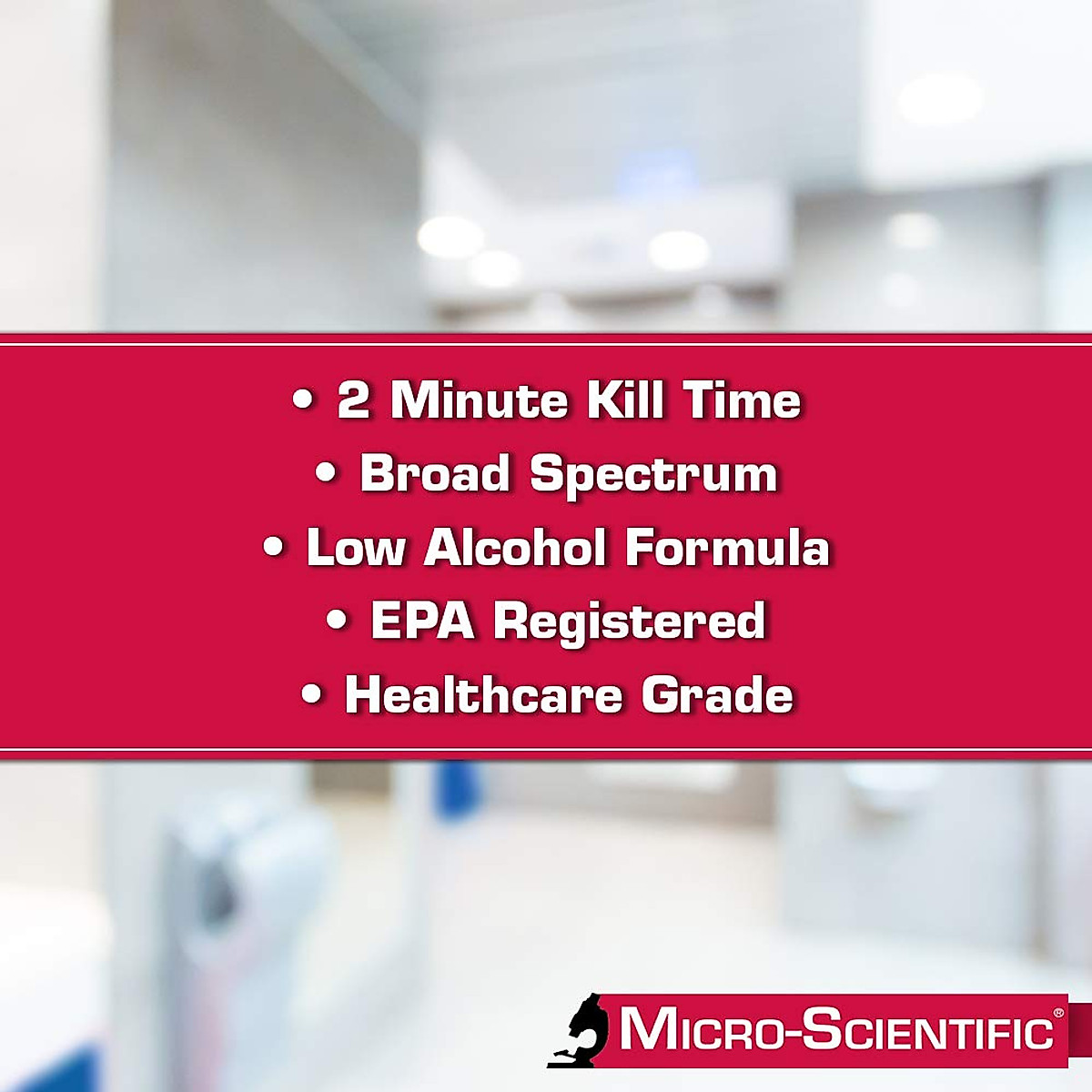 Micro-Scientific - OCS12-024 Opti-Cide3 Healthcare Grade Disinfectant Cleaner and Sanitizer Spray, Model:NEMSI24SA