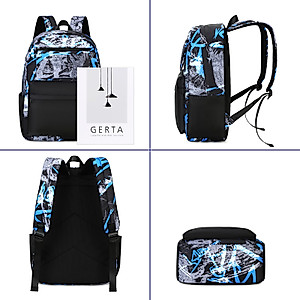 Sunborls Kawaii Backpack Cute Butterfly Exterior Teen Girls School Bookbag with Lunch Pail Pencil Case 3pcs（Purple）