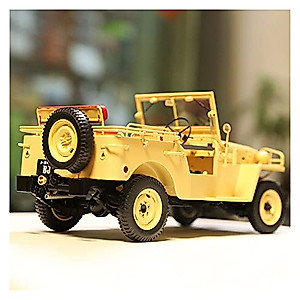 HAYCHE Alloy Resin Car Vehicle Model Fit for Toyota Land Cruiser BJ 1 18 Alloy Car Model Collectibles Simulation Metal Toys Collection Festive Deluxe Gift (Color : Yellow)